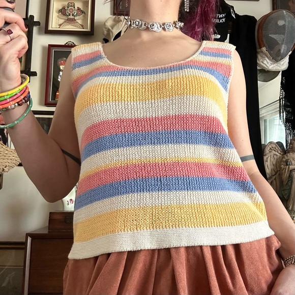 John Meyer of Norwich | Tops | Vintage 8s John Meyer Pastel Retro ...